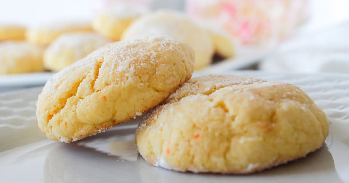 Gooey Butter Cake Cookies (Made with Cake Mix!) - bake your day better