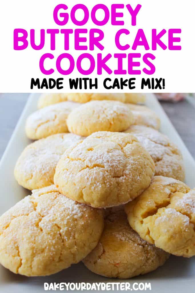 Gooey Butter Cake Cookies (Made with Cake Mix!) - bake your day better