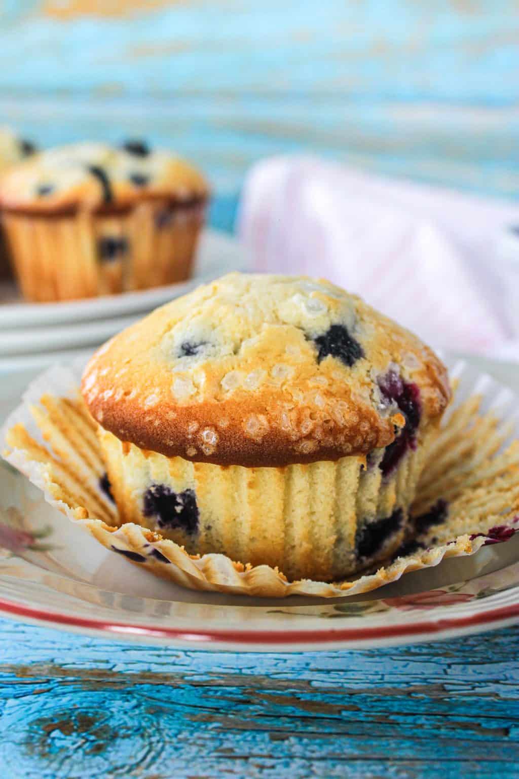 The Best Jumbo Blueberry Muffins (from Scratch!) - bake your day better