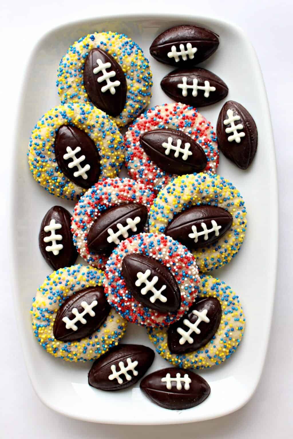 43 Football-Themed Snacks to Kickoff Your Super Bowl Party - bake your ...