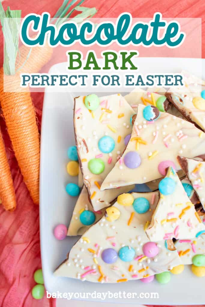 Hop into Easter with this Delicious Easter Chocolate Bark - bake your day better