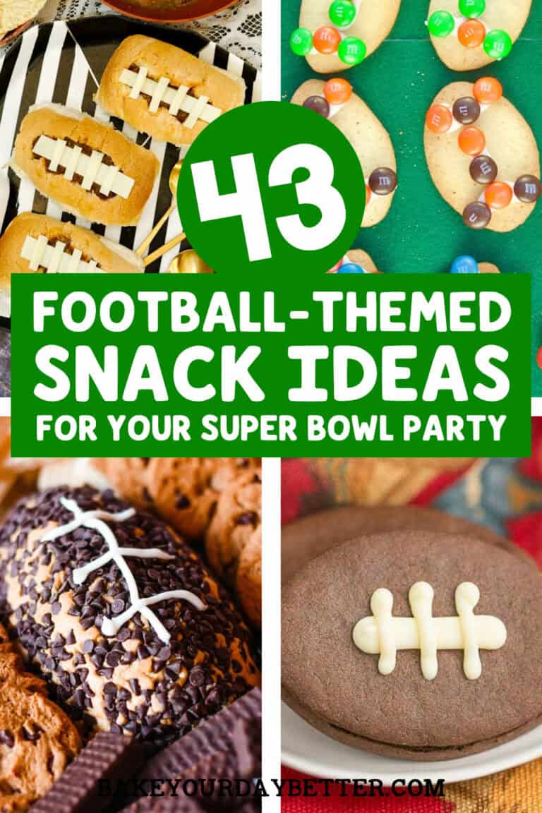 43 Football-Themed Snacks to Kickoff Your Super Bowl Party - bake your ...