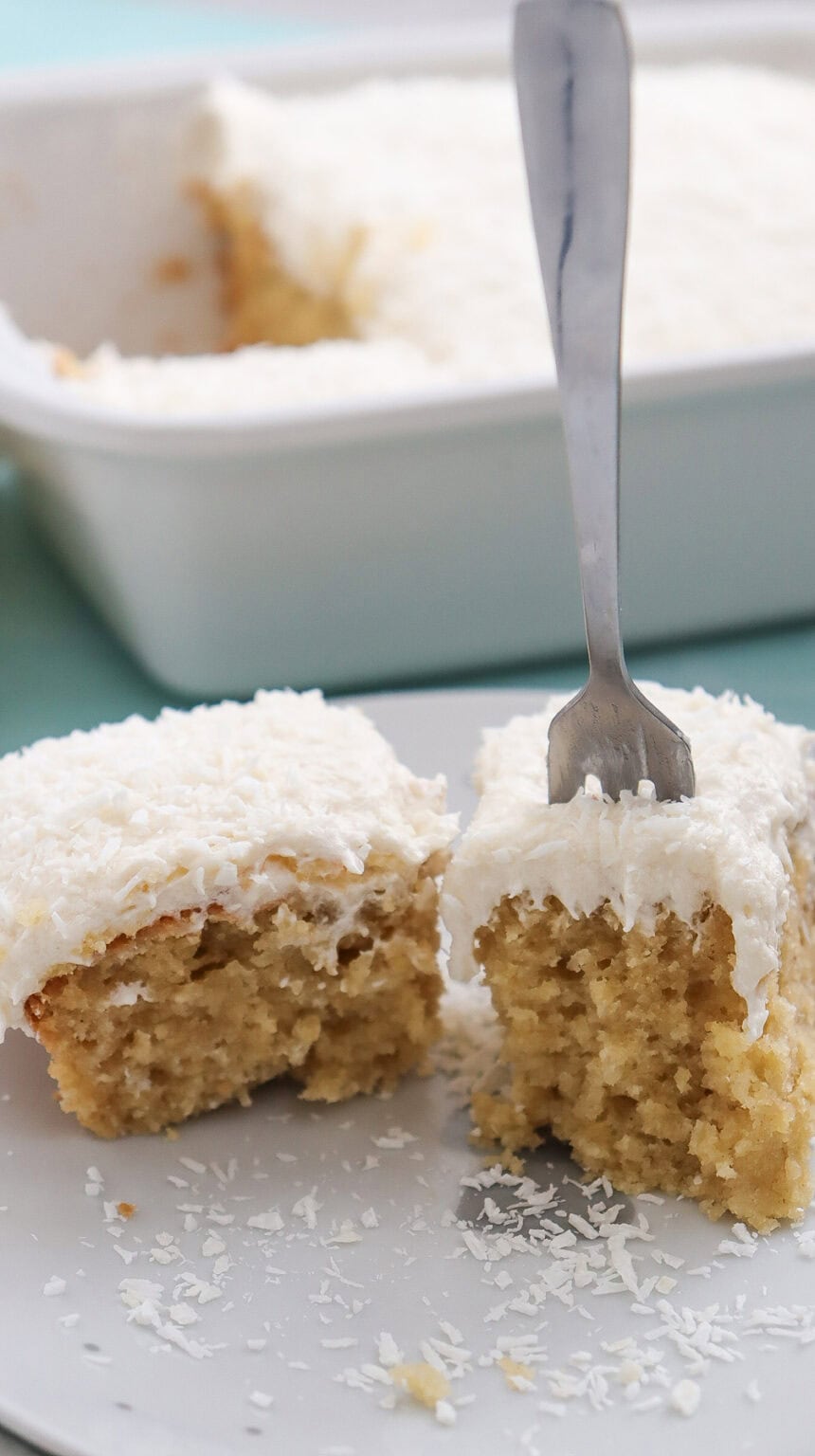 Coconutty Bliss: Bake This Simple Coconut Cake with Coconut Frosting ...