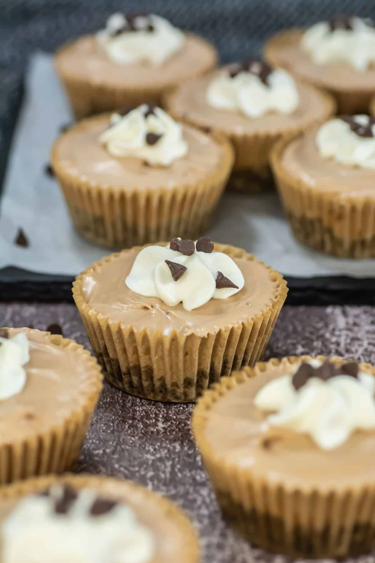 The Sweetest No-Bake Treat: Chocolate Hazelnut Mini Cheesecakes - bake ...