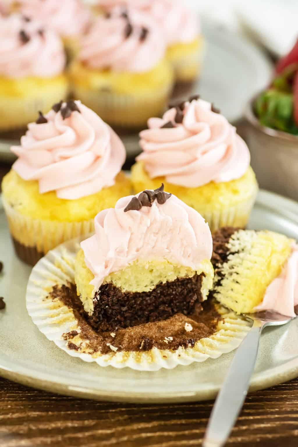Experience Three Times the Yum with these Neapolitan Cupcakes - bake ...