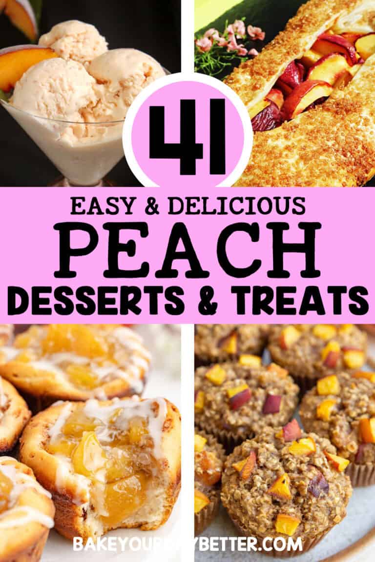 41 Peach Desserts and Sweet Treats that are Peachy Perfection - bake ...