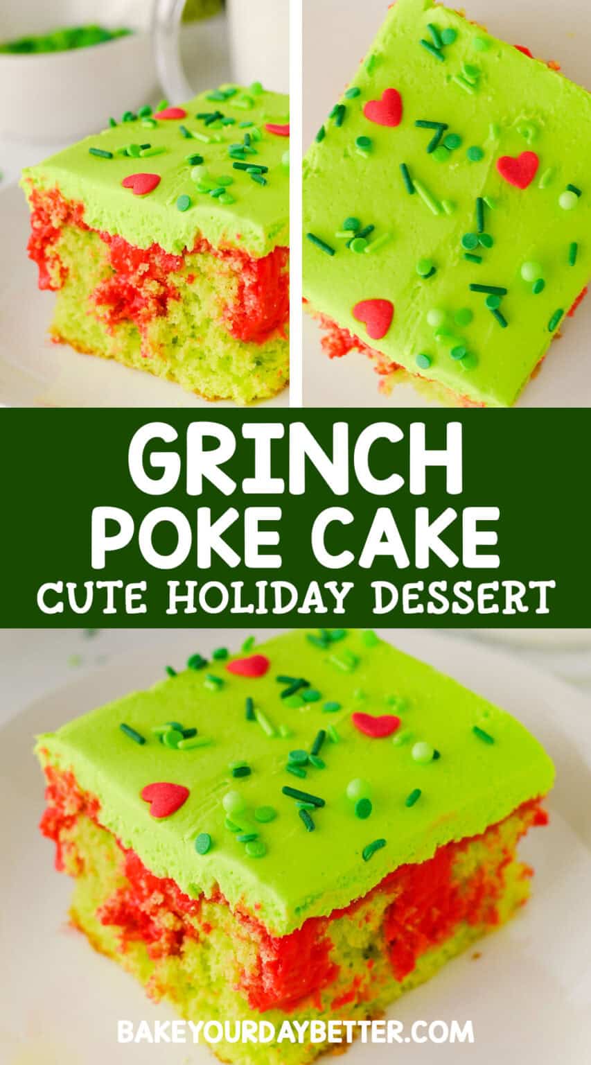 Bake Up Some Mischief with This Fun and Festive Grinch Poke Cake ...